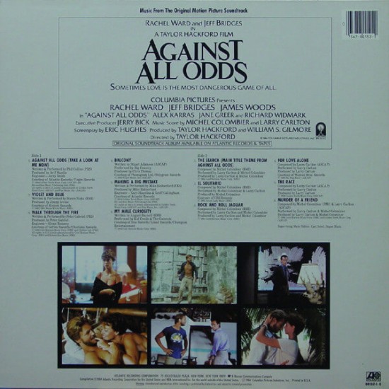 Against All Odds - Orjinal Motion Picture Soundtrack - 1984 I Plak Sesi